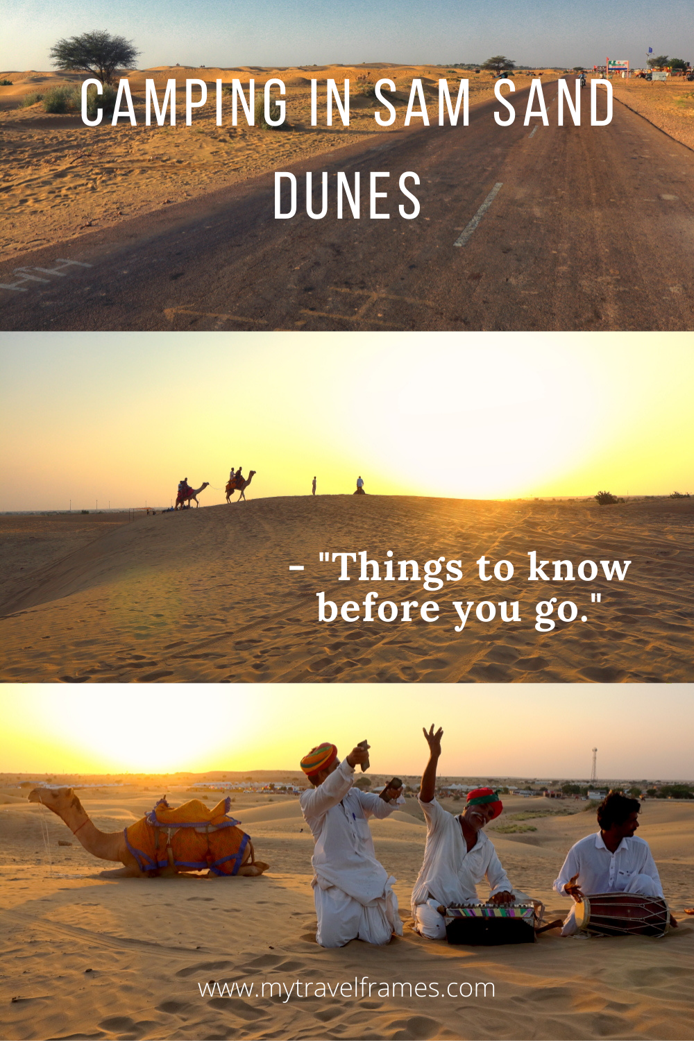 Staying In A Desert Camp Beside Sam Sand Dunes Near Jaisalmer | Things ...